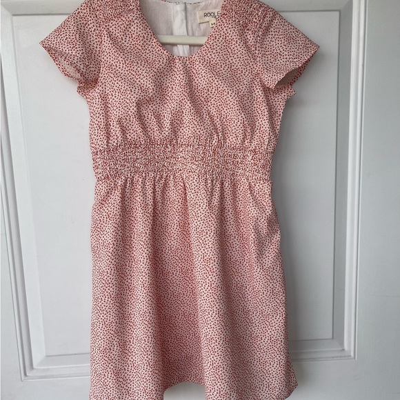 Roolee | Dresses | Roolee Kids Leaf Pattern Girls Dress Size 56 | Poshmark